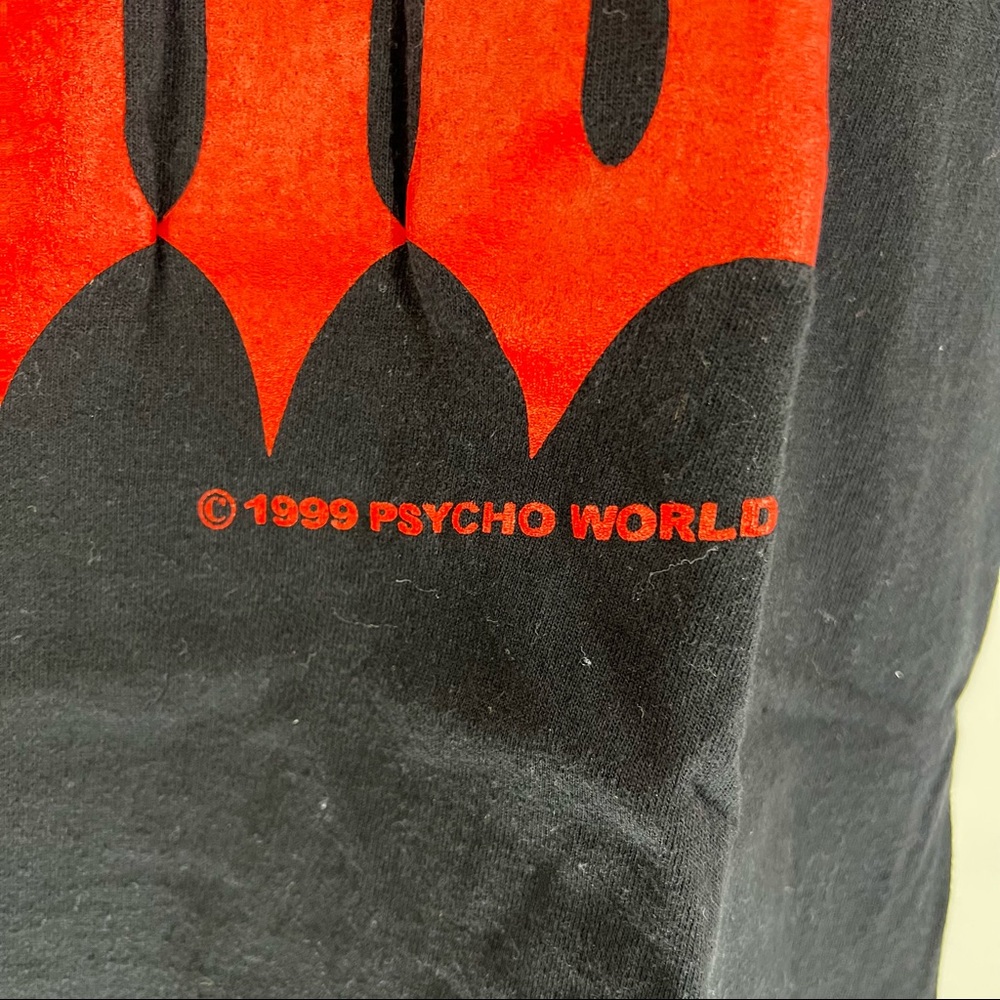 1999 Psycho World Keep Music Evil Mens Black T Shirt … - Gem